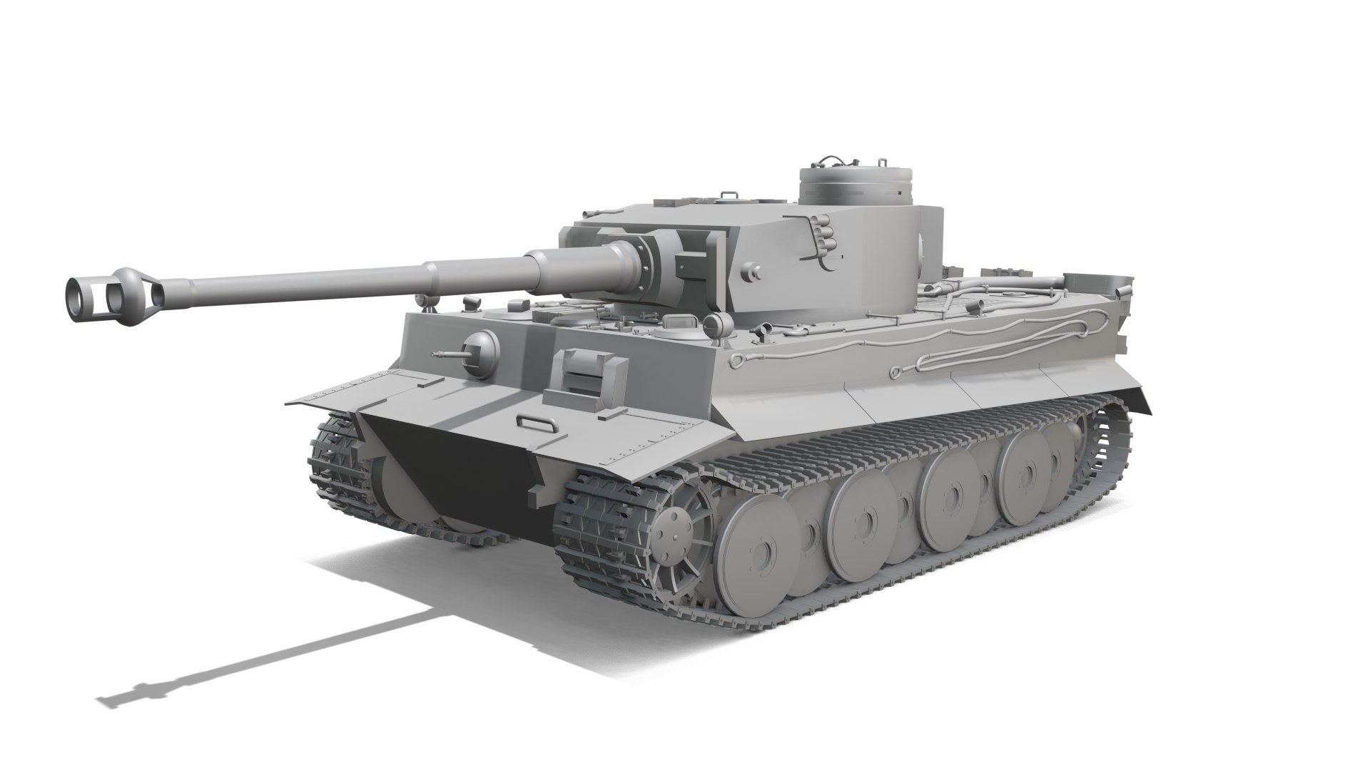 3D Tiger Tank - TurboSquid 1630251