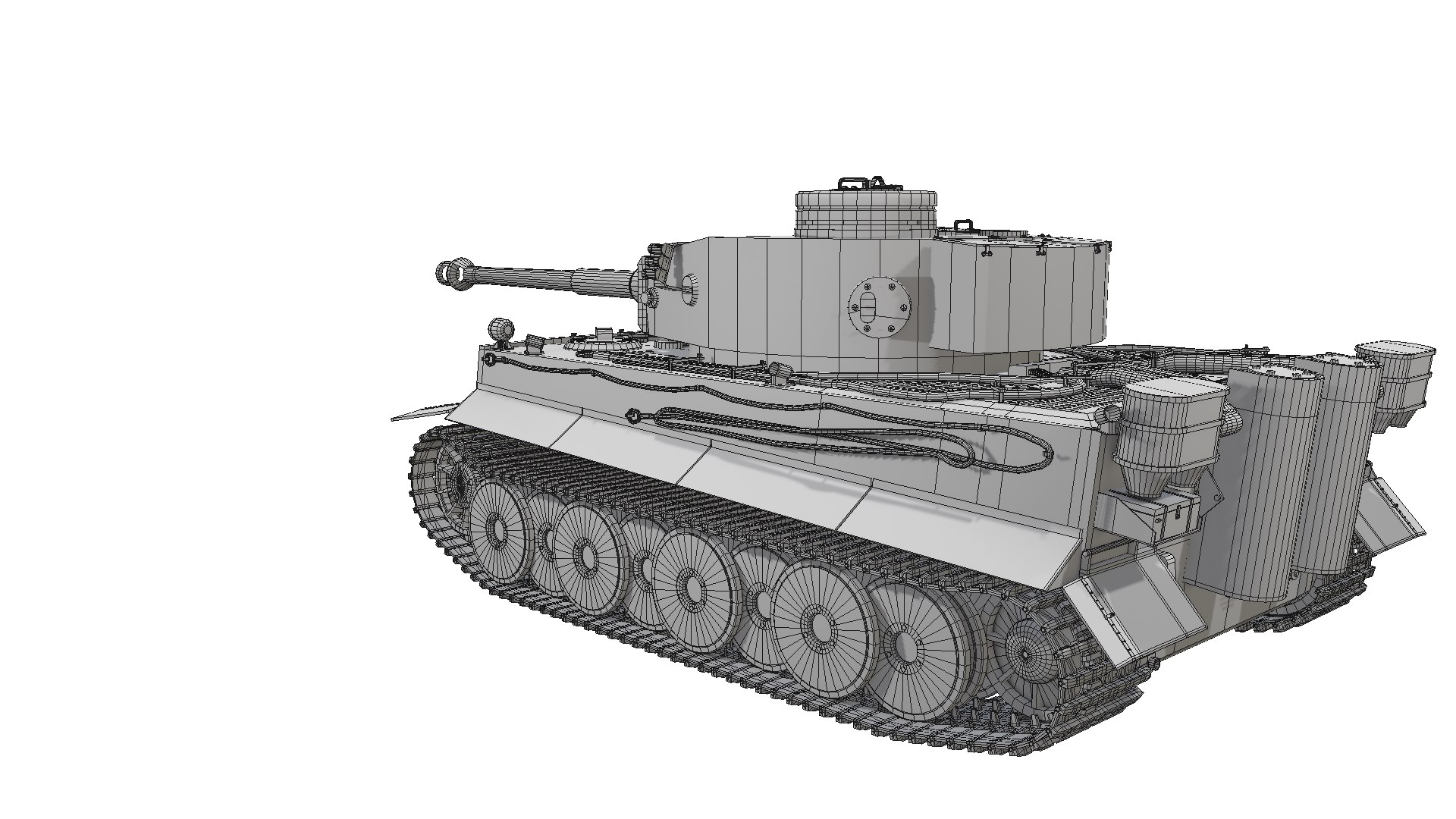 3D Tiger Tank - TurboSquid 1630251