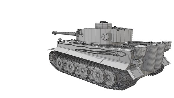 3D tiger tank - TurboSquid 1630251
