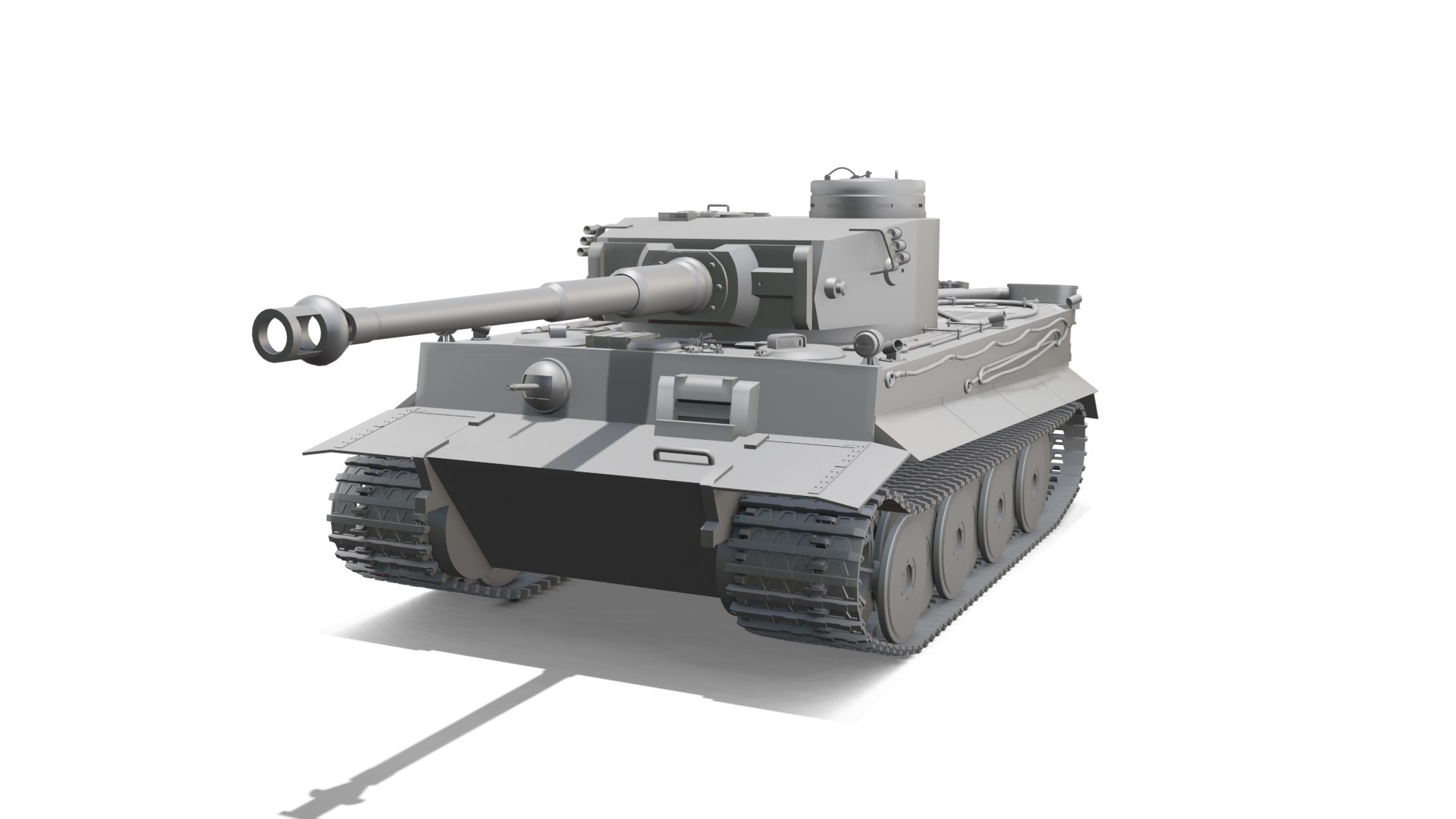 3D Tiger Tank - TurboSquid 1630251