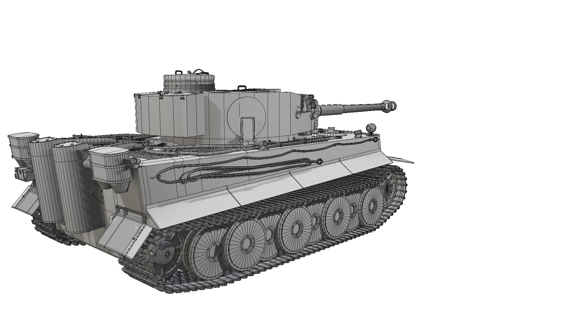 3D Tiger Tank - TurboSquid 1630251