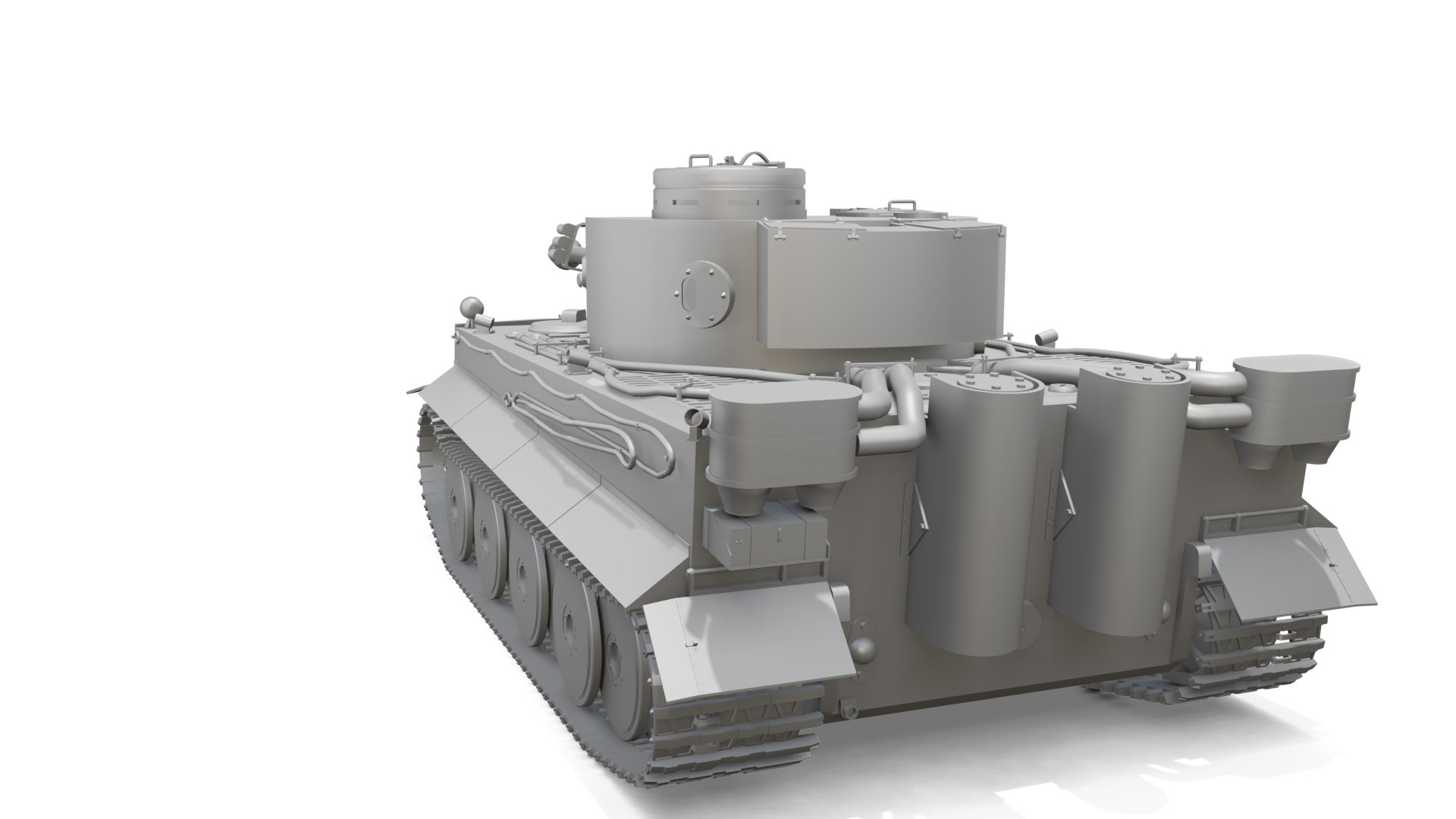 3D Tiger Tank - TurboSquid 1630251