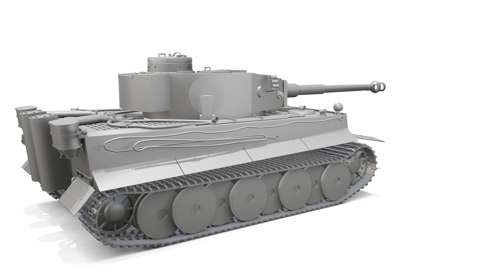 3D Tiger Tank - TurboSquid 1630251