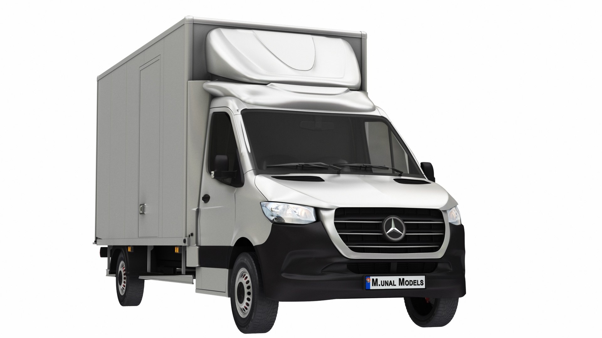 3D Mercedes Sprinter Box Truck - TurboSquid 1620910