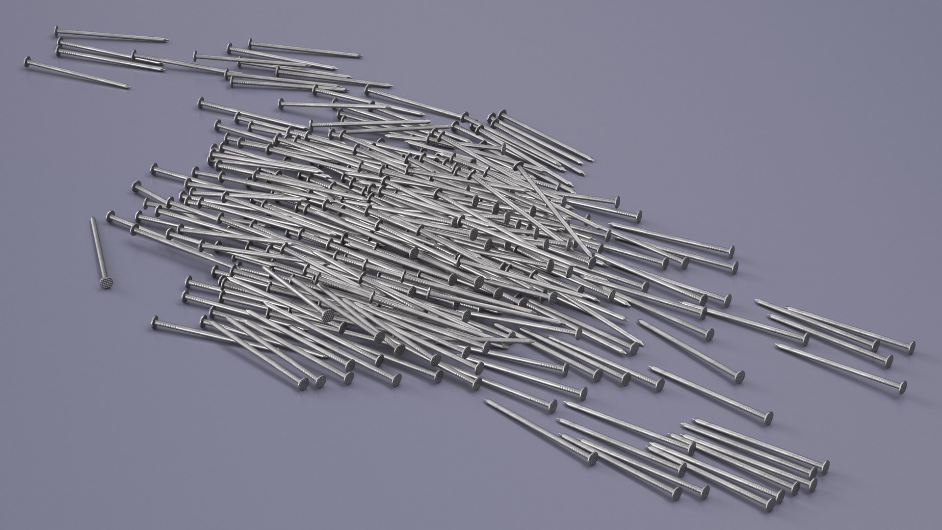 3D model Industrial Nails Collection - TurboSquid 2063321