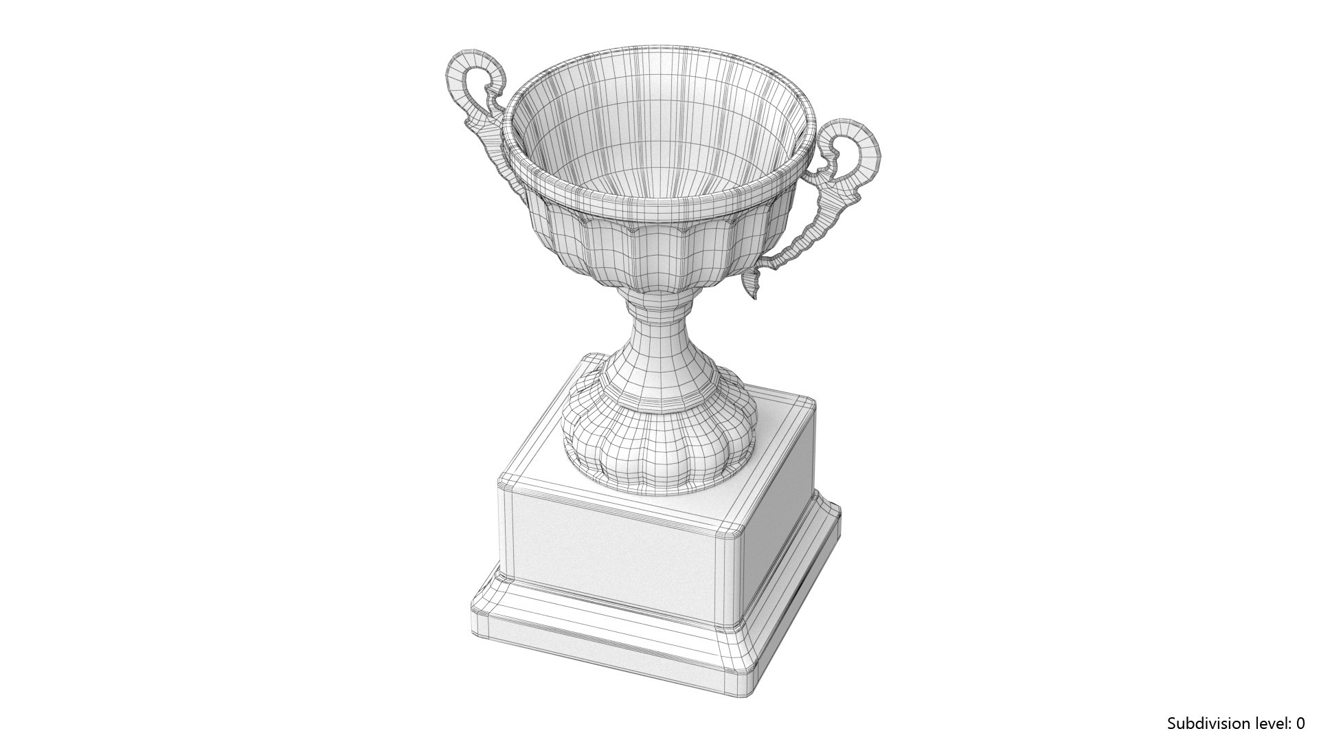 3D Realistic Trophy Cup 2 - TurboSquid 1438948
