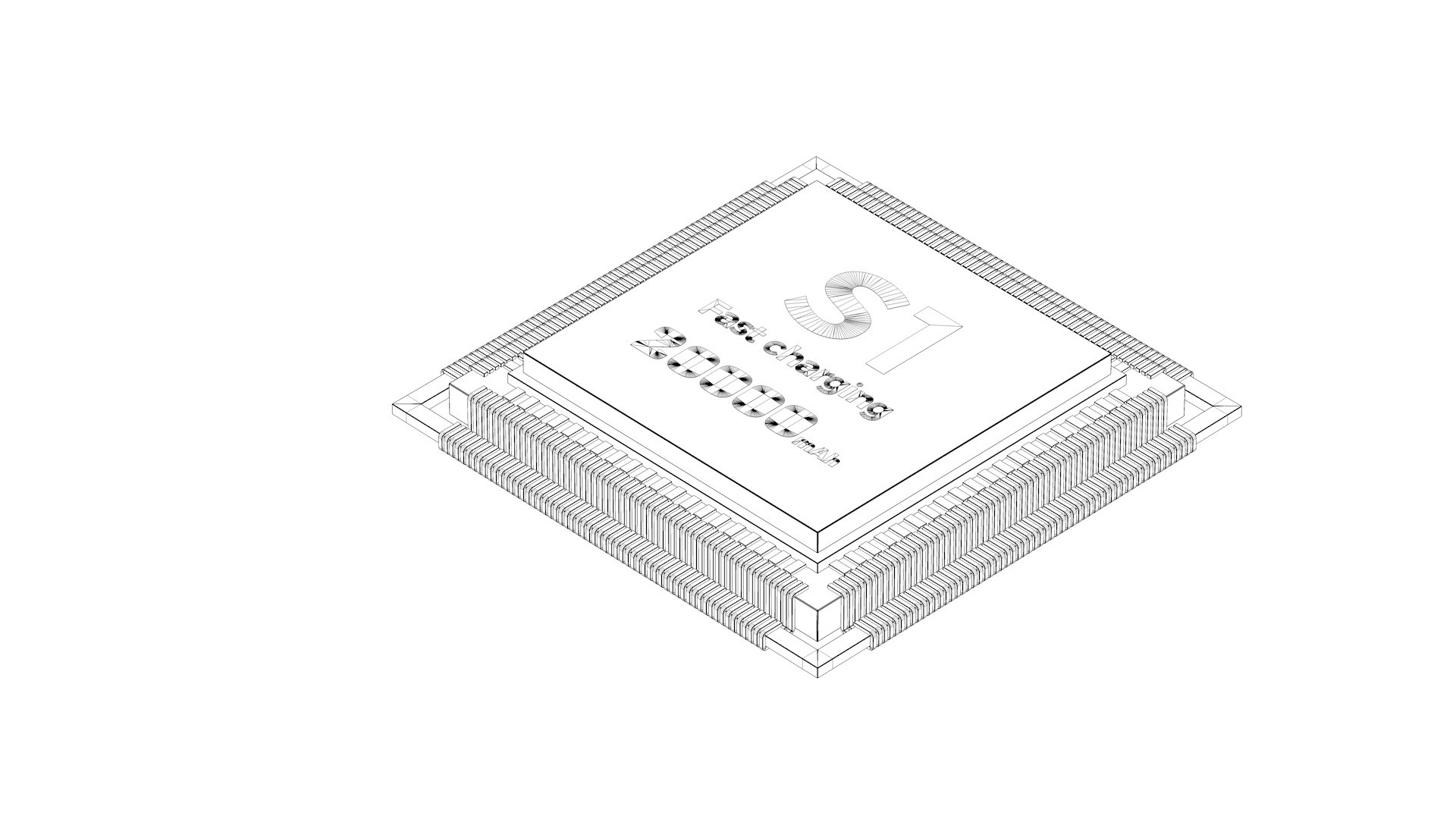 Digital Chip Model 3D Model - TurboSquid 2252525