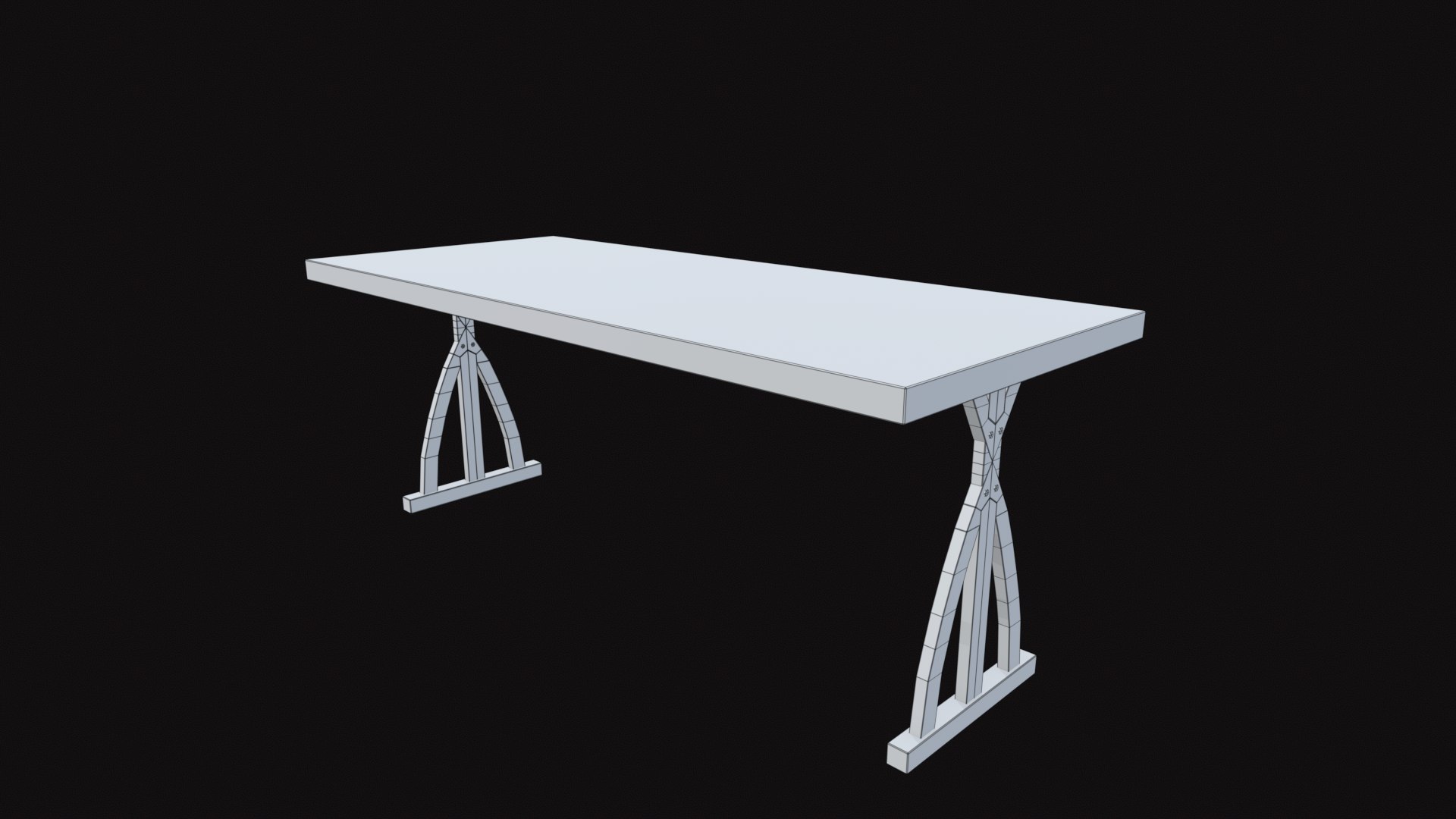 3D Medieval Table V5 - TurboSquid 2318714