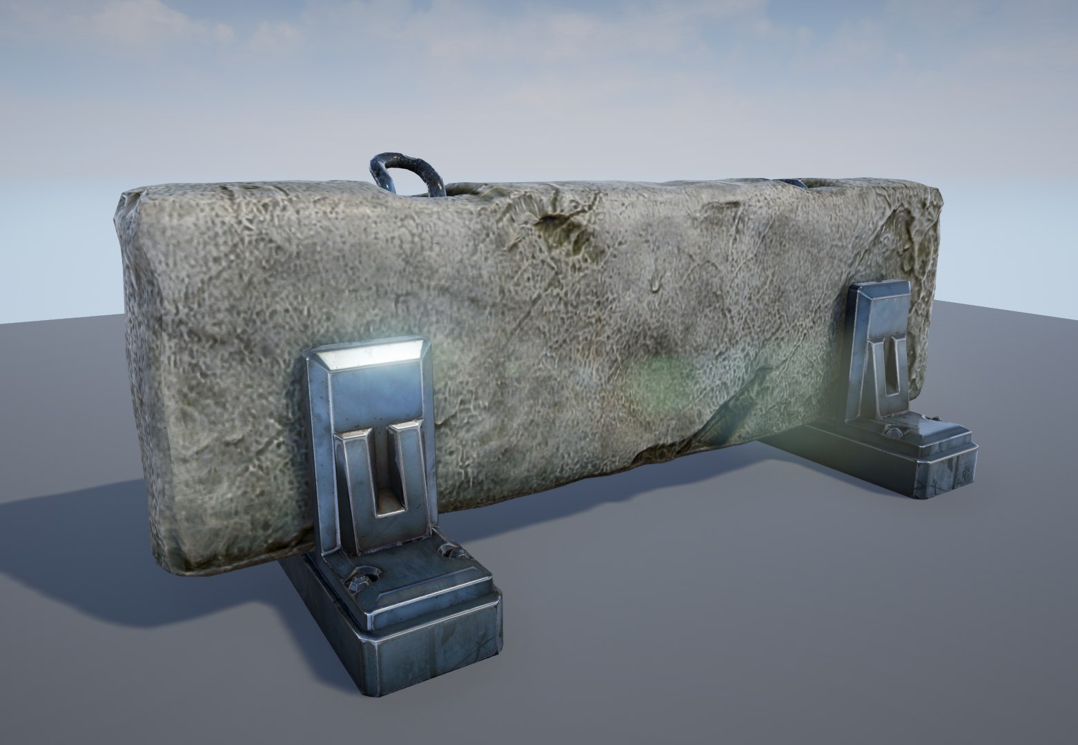 Sci-fi Roadblock - Games 3d Model