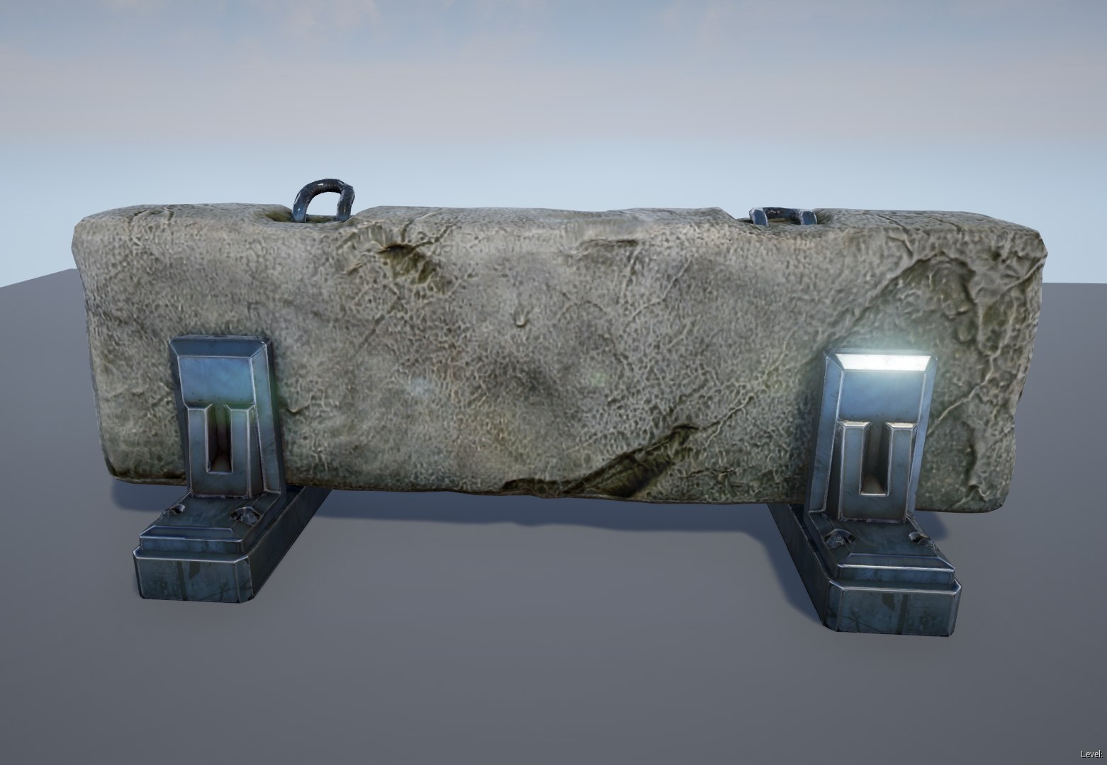 Sci-fi Roadblock - Games 3d Model