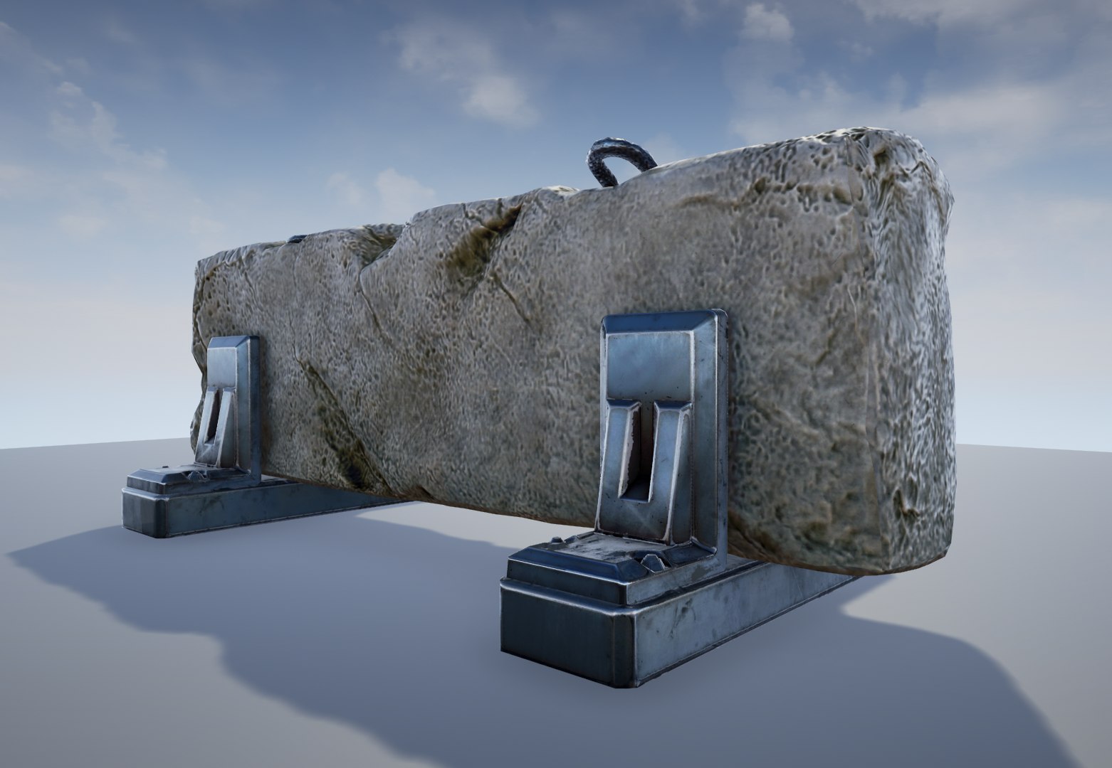 Sci-fi Roadblock - Games 3d Model