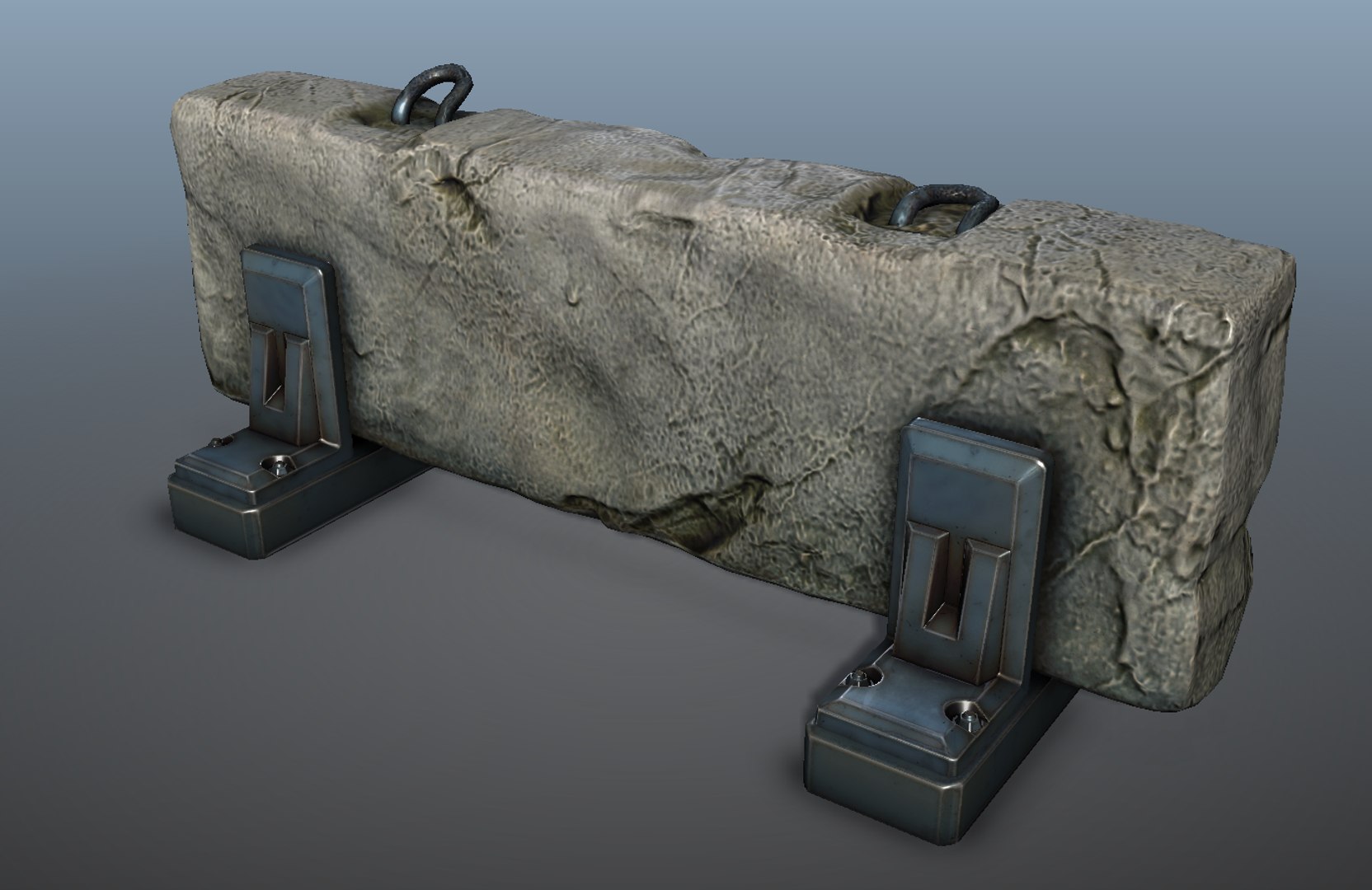 sci-fi roadblock - games 3d model