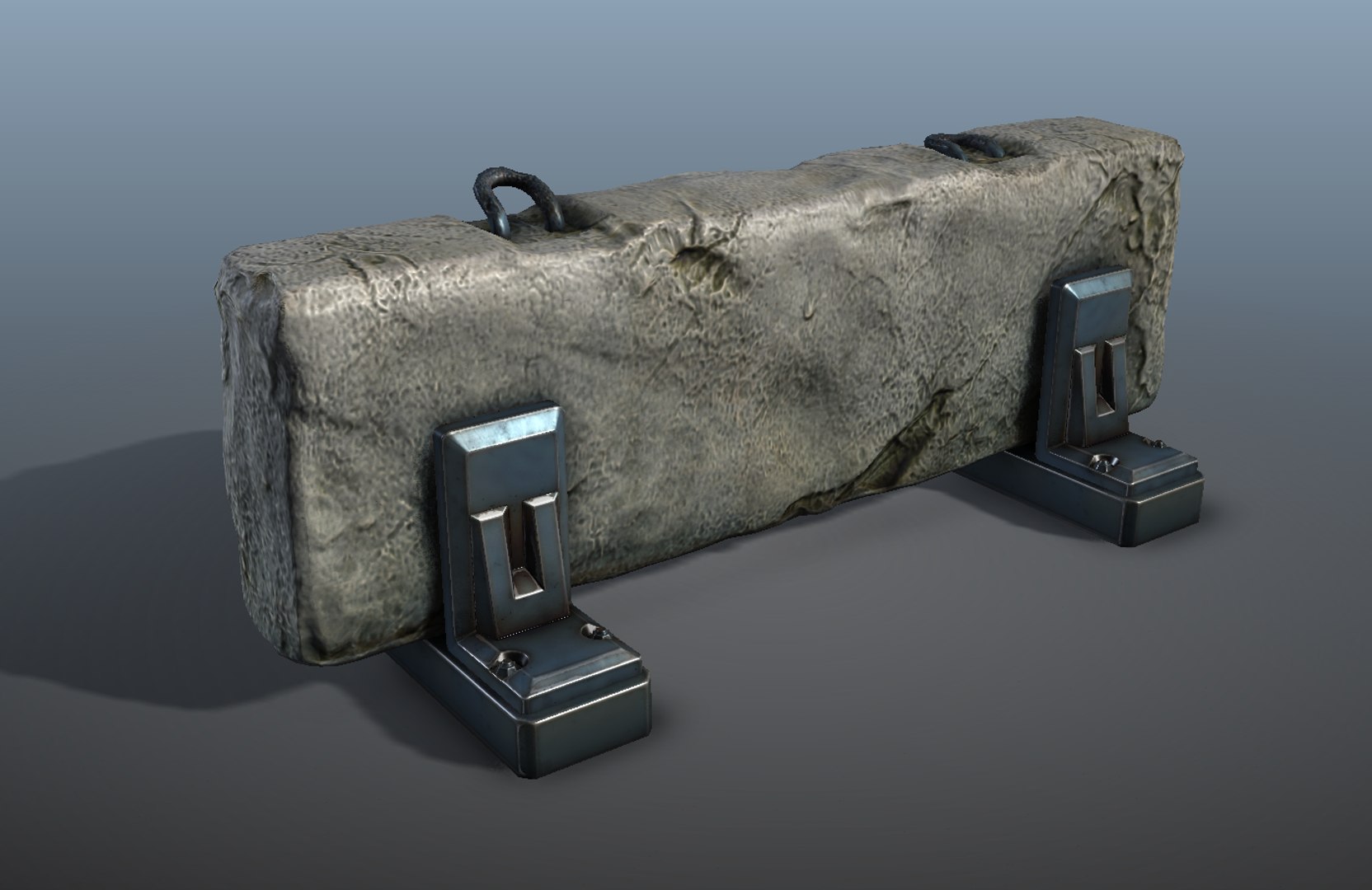 Sci-fi Roadblock - Games 3d Model