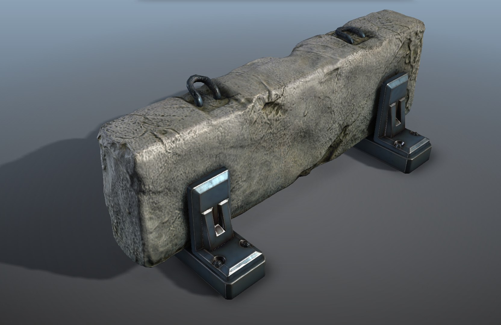 Sci-fi Roadblock - Games 3d Model