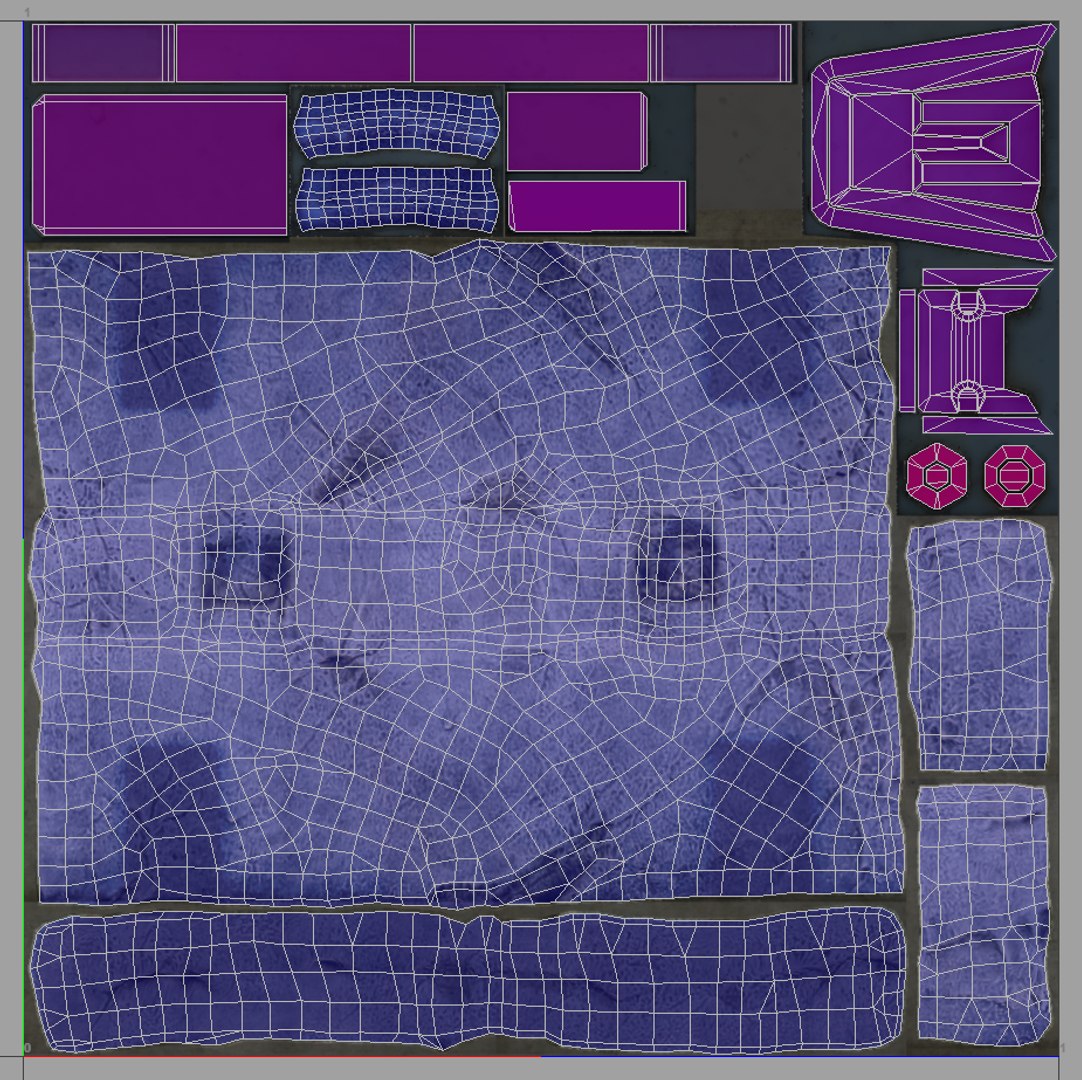 Sci-fi Roadblock - Games 3d Model