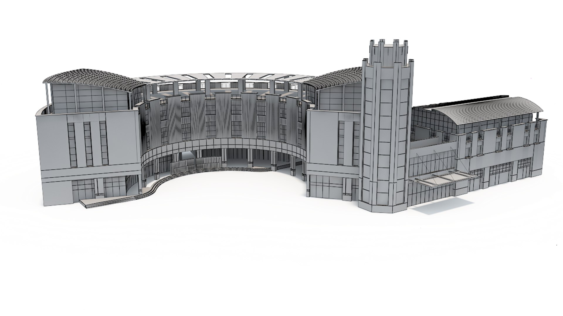 3D Model Teaching Building - TurboSquid 1867488