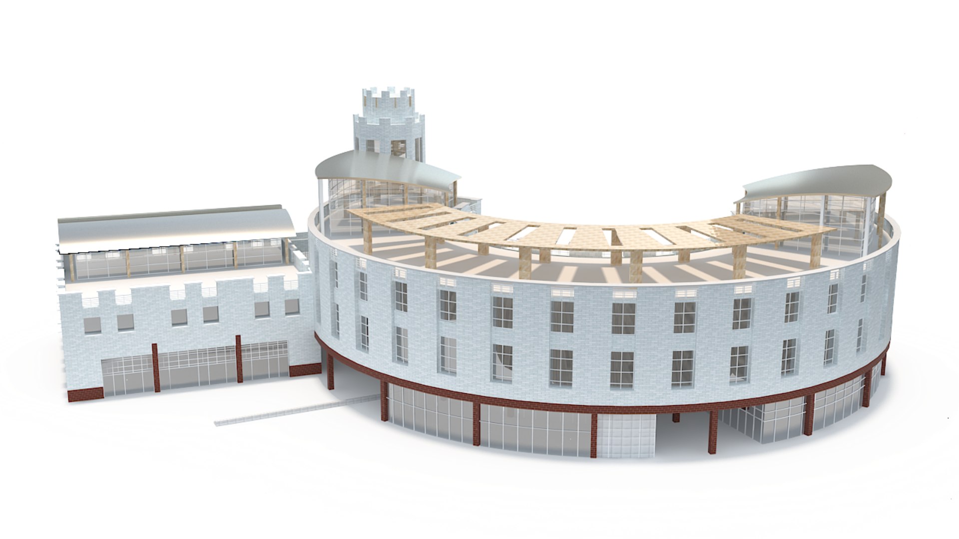 3D Model Teaching Building - TurboSquid 1867488