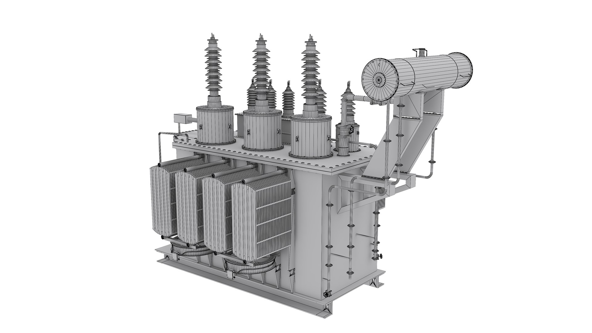 Electrical Transformer 3D Model - TurboSquid 2203157