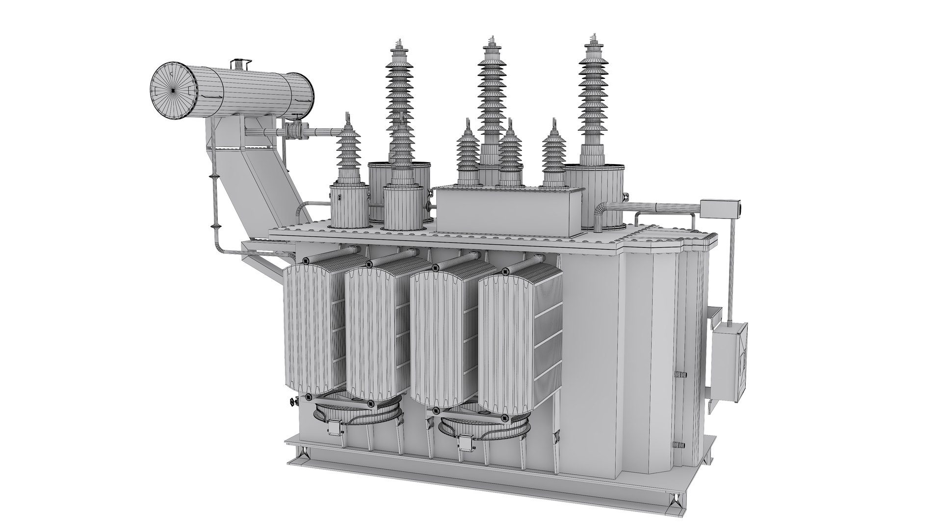 Electrical Transformer 3D Model - TurboSquid 2203157