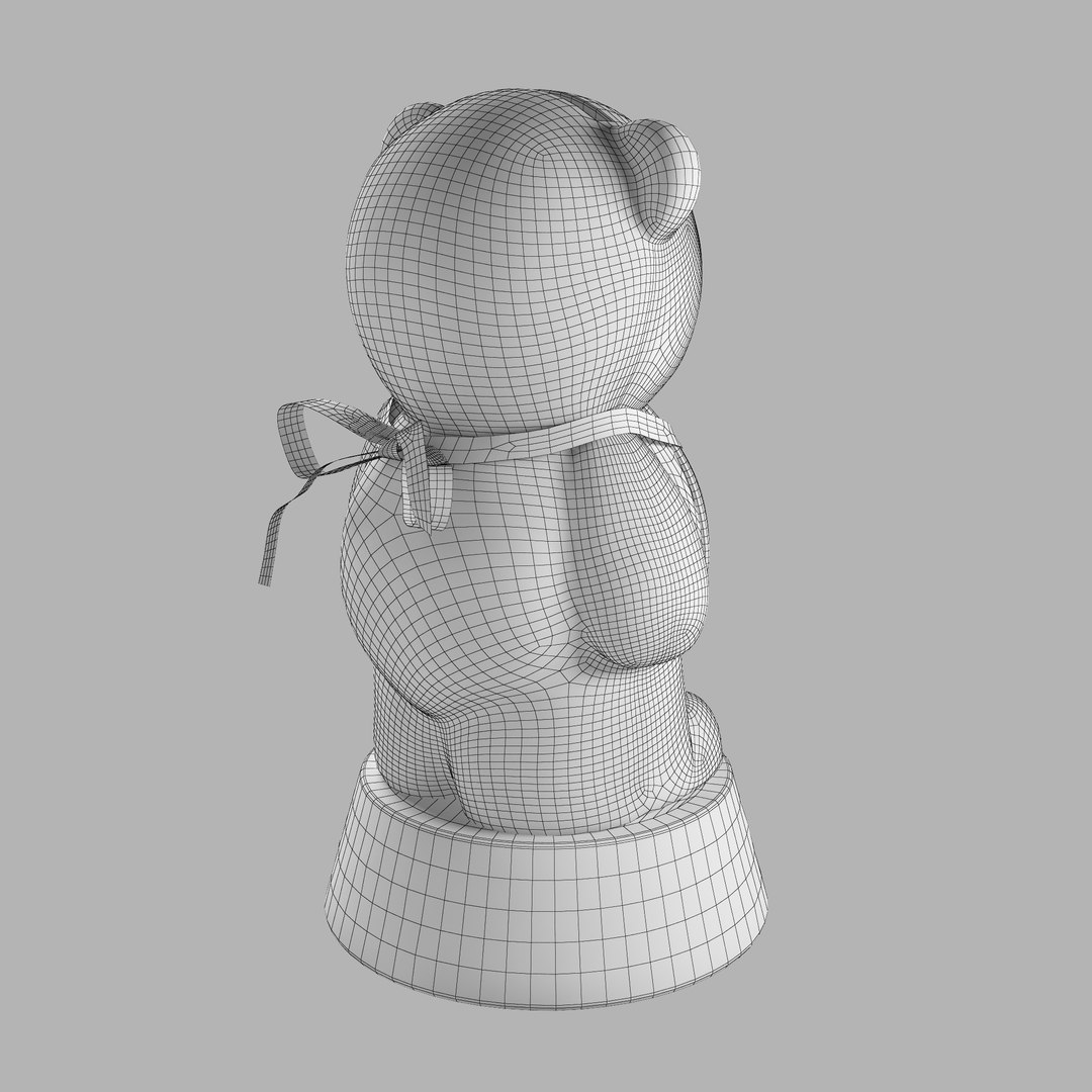 Bear coin bank 3D model - TurboSquid 1439644