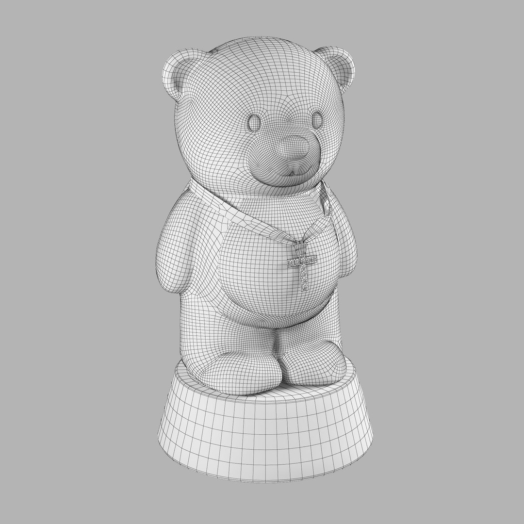 Bear coin bank 3D model - TurboSquid 1439644