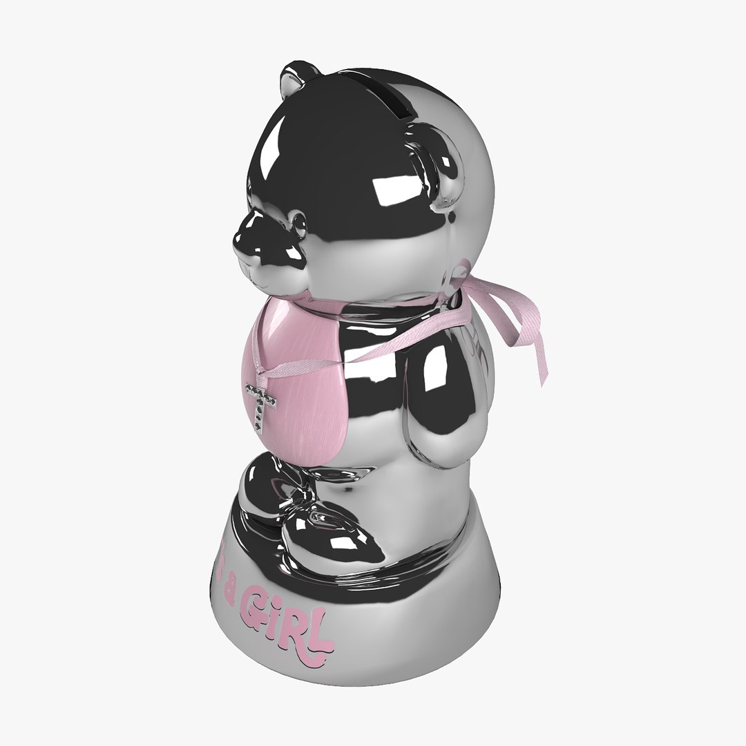 Bear coin bank 3D model - TurboSquid 1439644