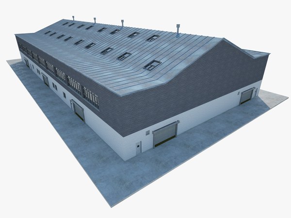 modelo 3d Warehouse interior and exterior 2 - TurboSquid 2071084