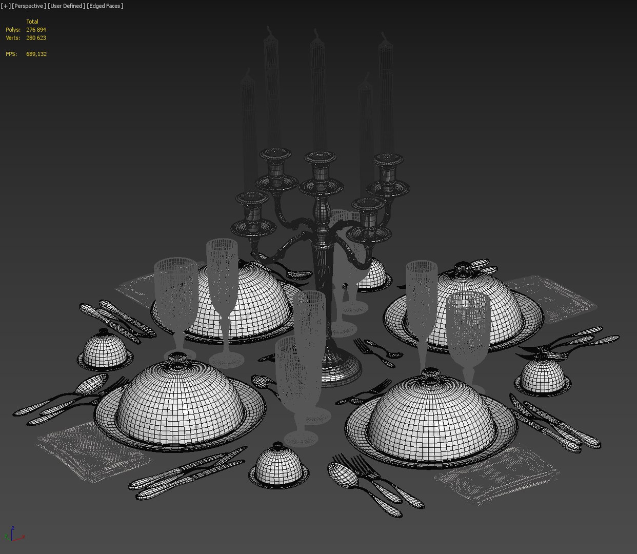 Serving Service 3D Model - TurboSquid 1573288