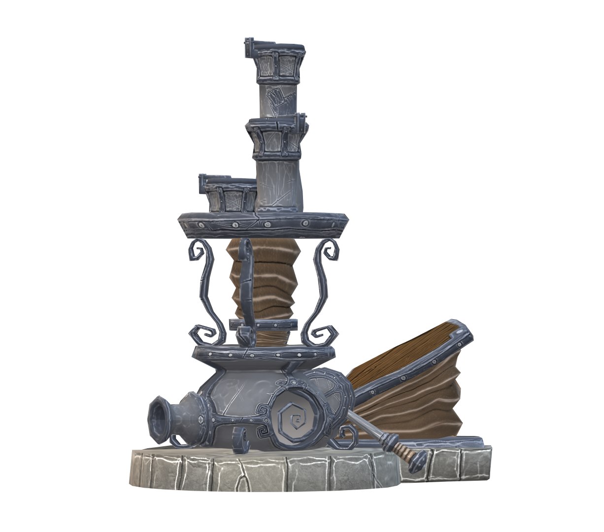 3D Steam Machine Model - TurboSquid 1486836