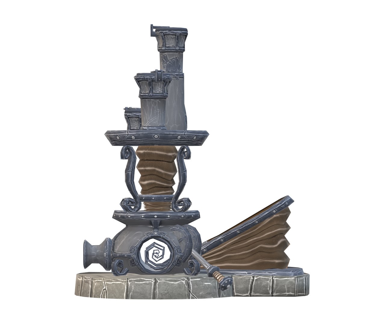3D Steam Machine Model - TurboSquid 1486836