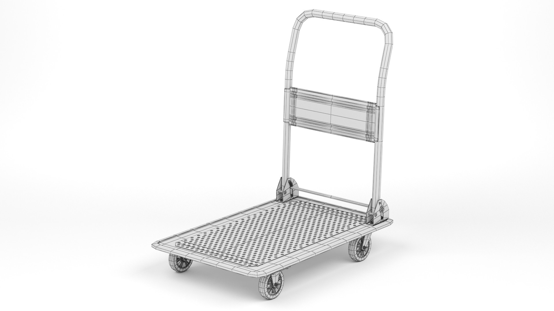 3D Capacity platform cart PC527 - TurboSquid 1931201