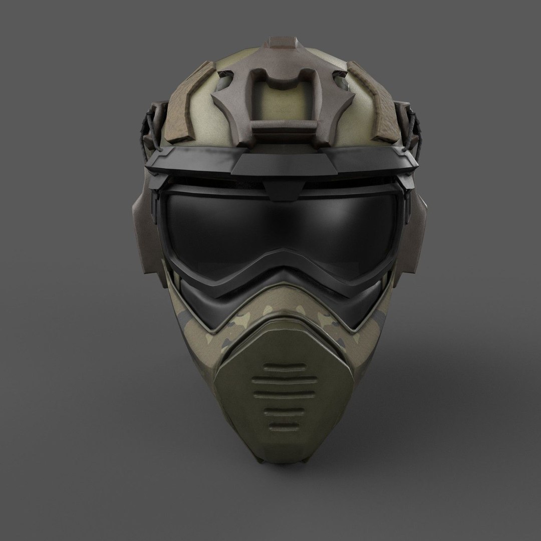 Military Helmet 3D Model - TurboSquid 1449066