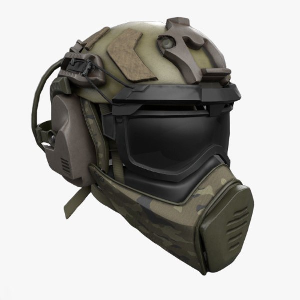 Military helmet 3D model - TurboSquid 1449066