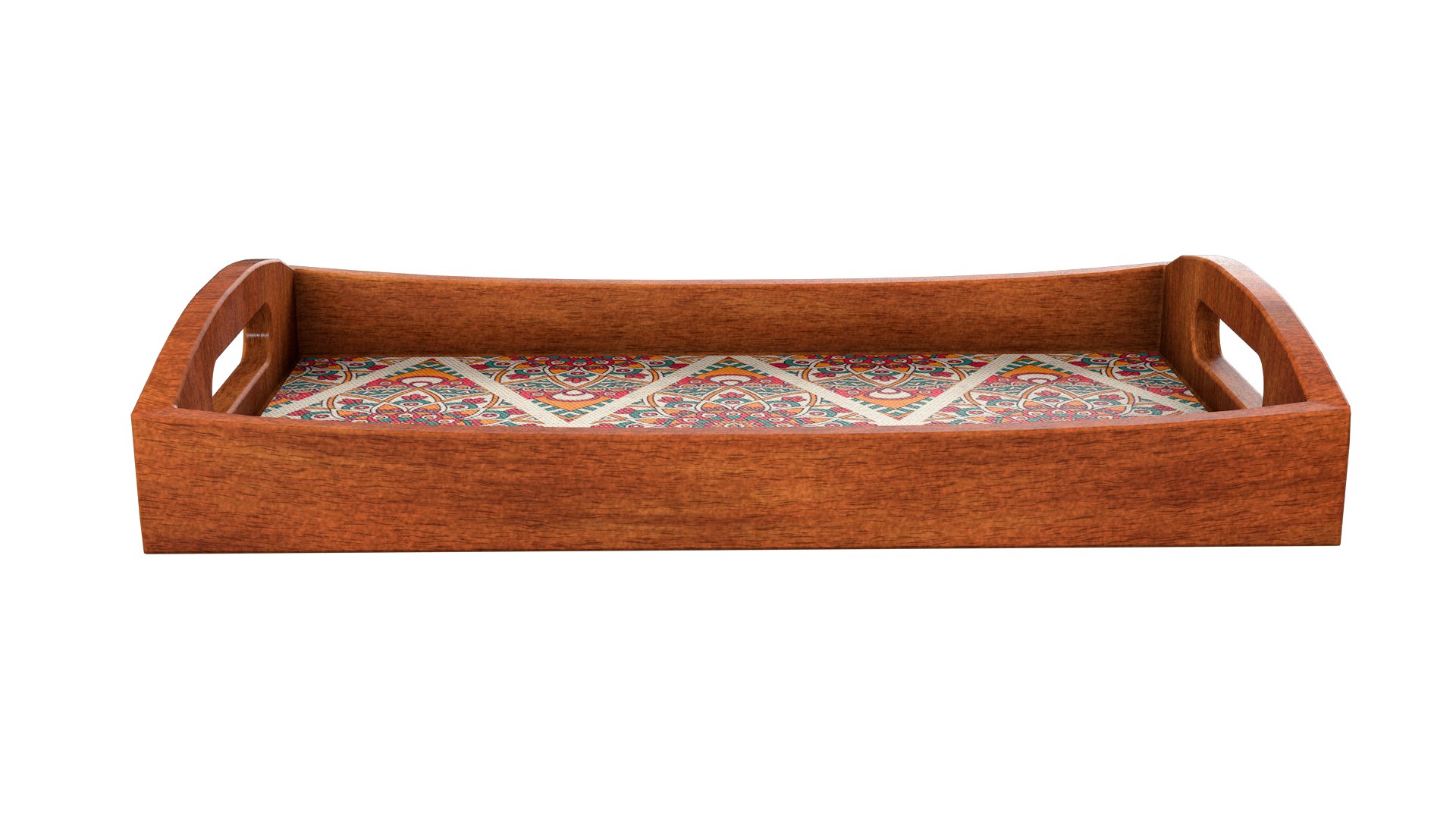 3D Wooden Tray model - TurboSquid 1943770