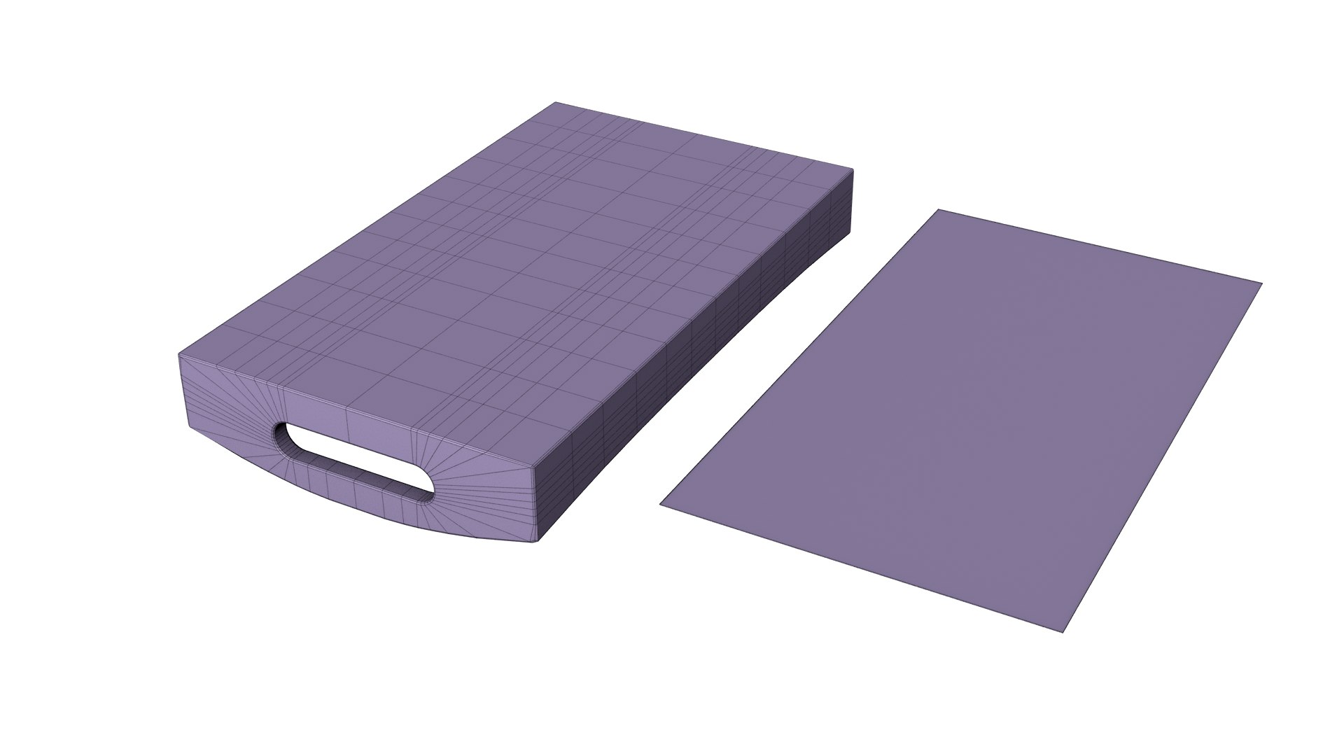 3D Wooden Tray model - TurboSquid 1943770