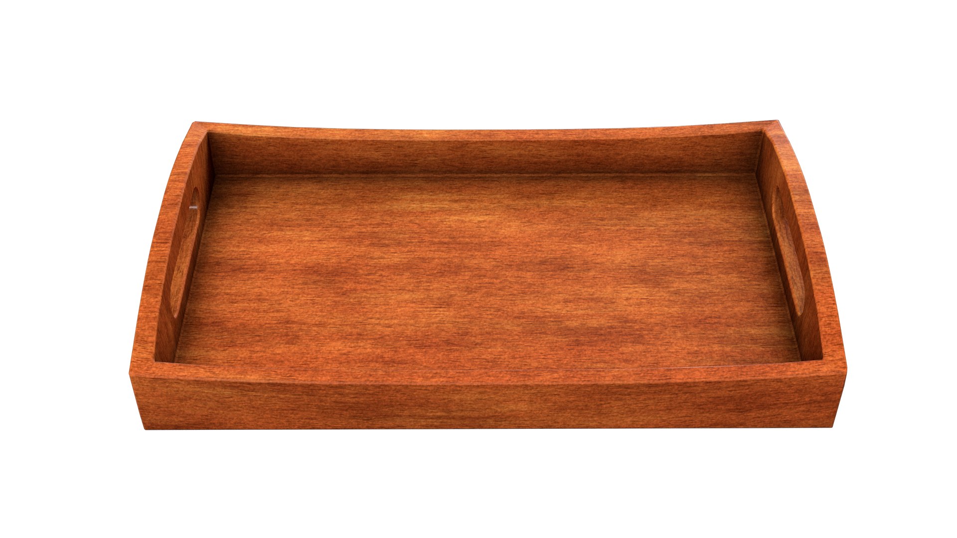 3D Wooden Tray model - TurboSquid 1943770