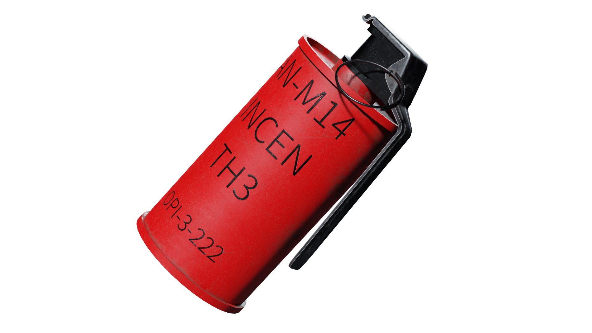 M14 And M8 Hand Grenades 3D Model - TurboSquid 2245420