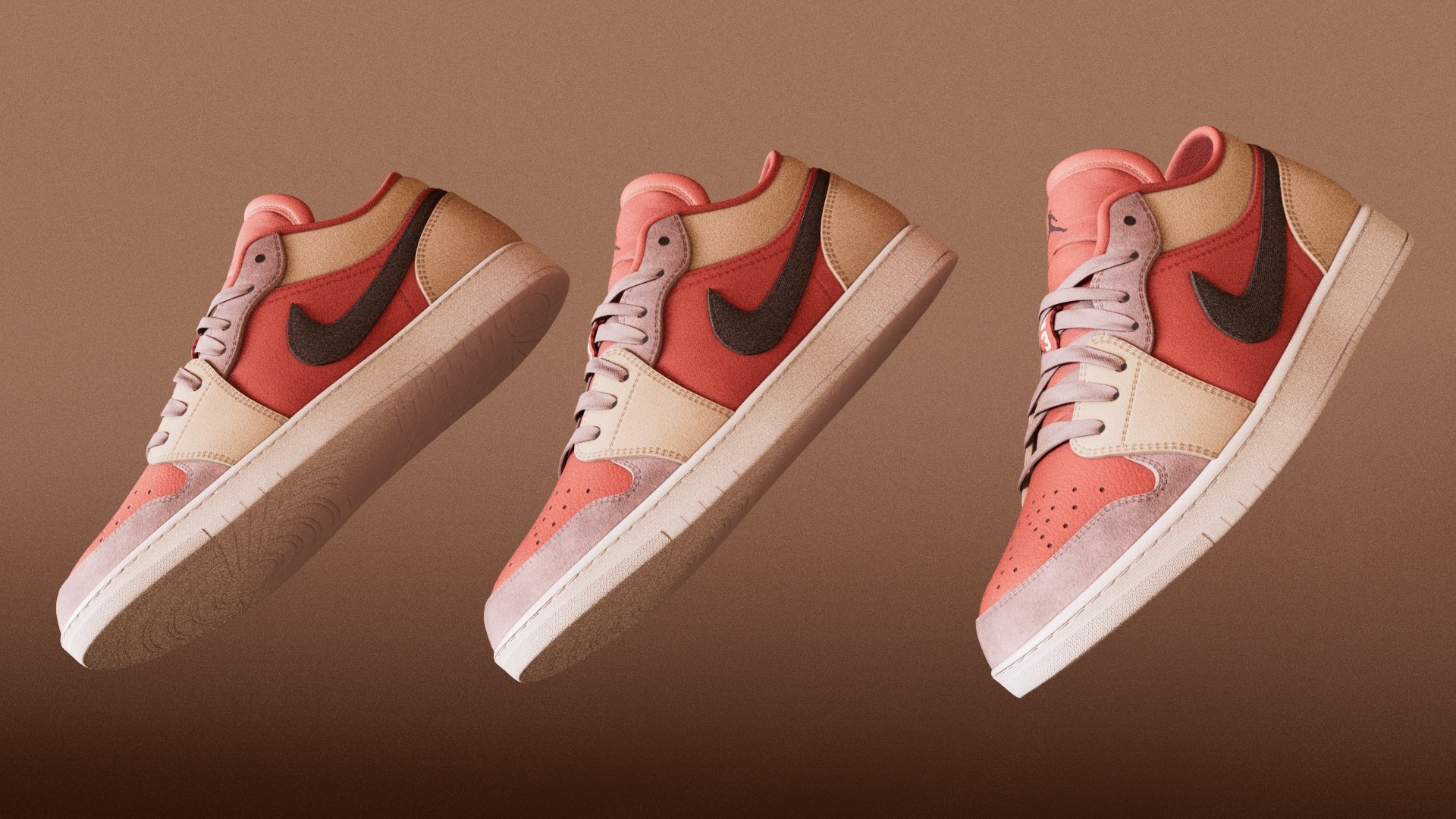 AirJordan 1 Retro Canyon Rust Low-poly 3D Model 3D Model - TurboSquid ...