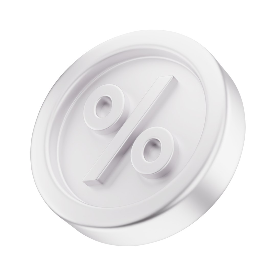 Münzprozent-Symbol 3D-Modell - TurboSquid 2512678