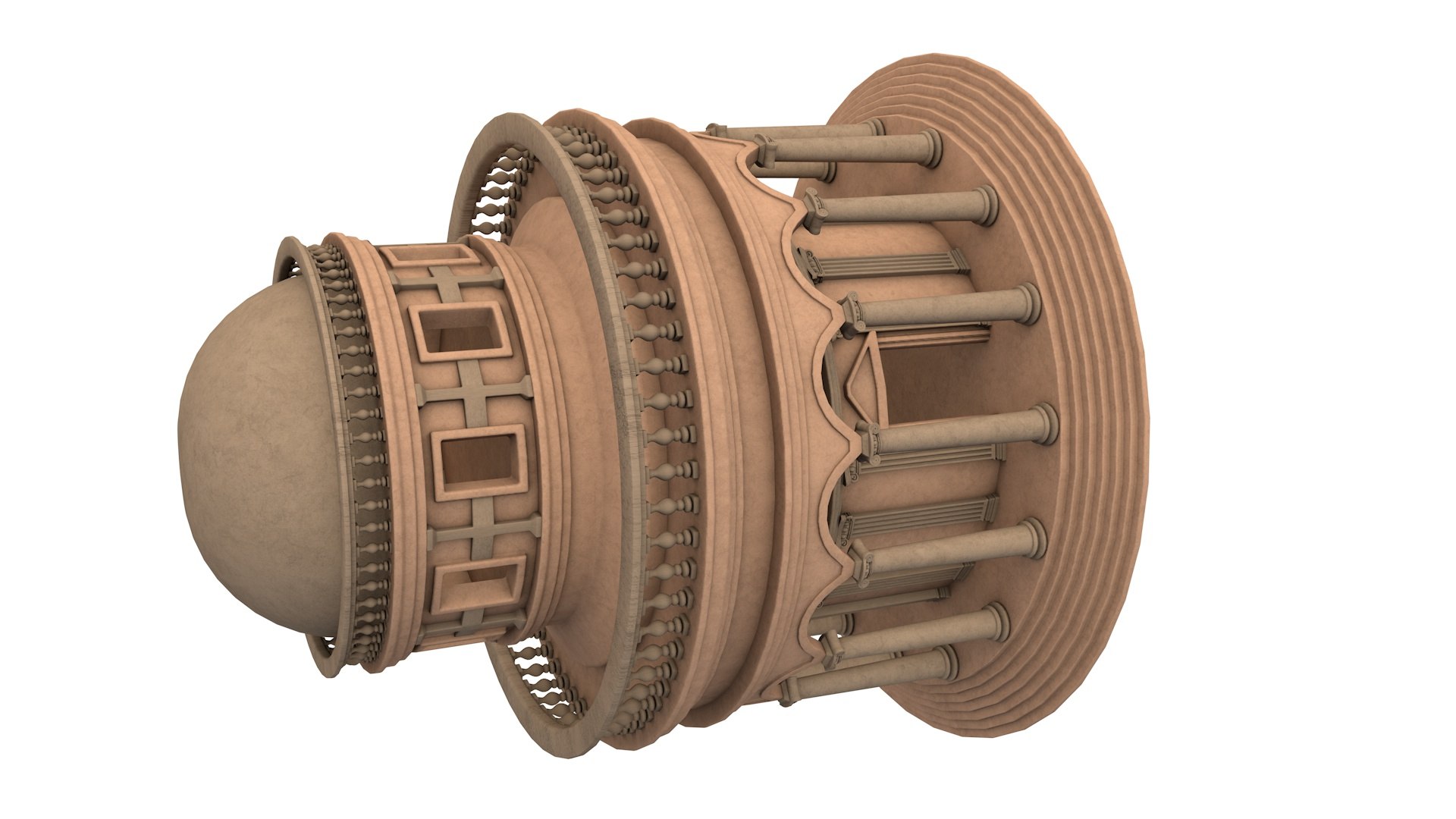 3D Model Rotunda Collection - TurboSquid 2009769