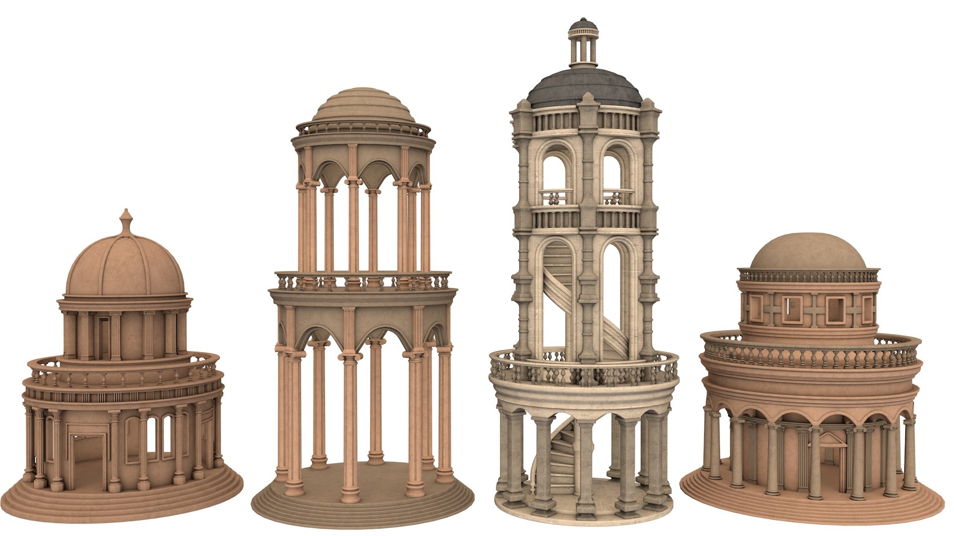 3D Model Rotunda Collection - TurboSquid 2009769