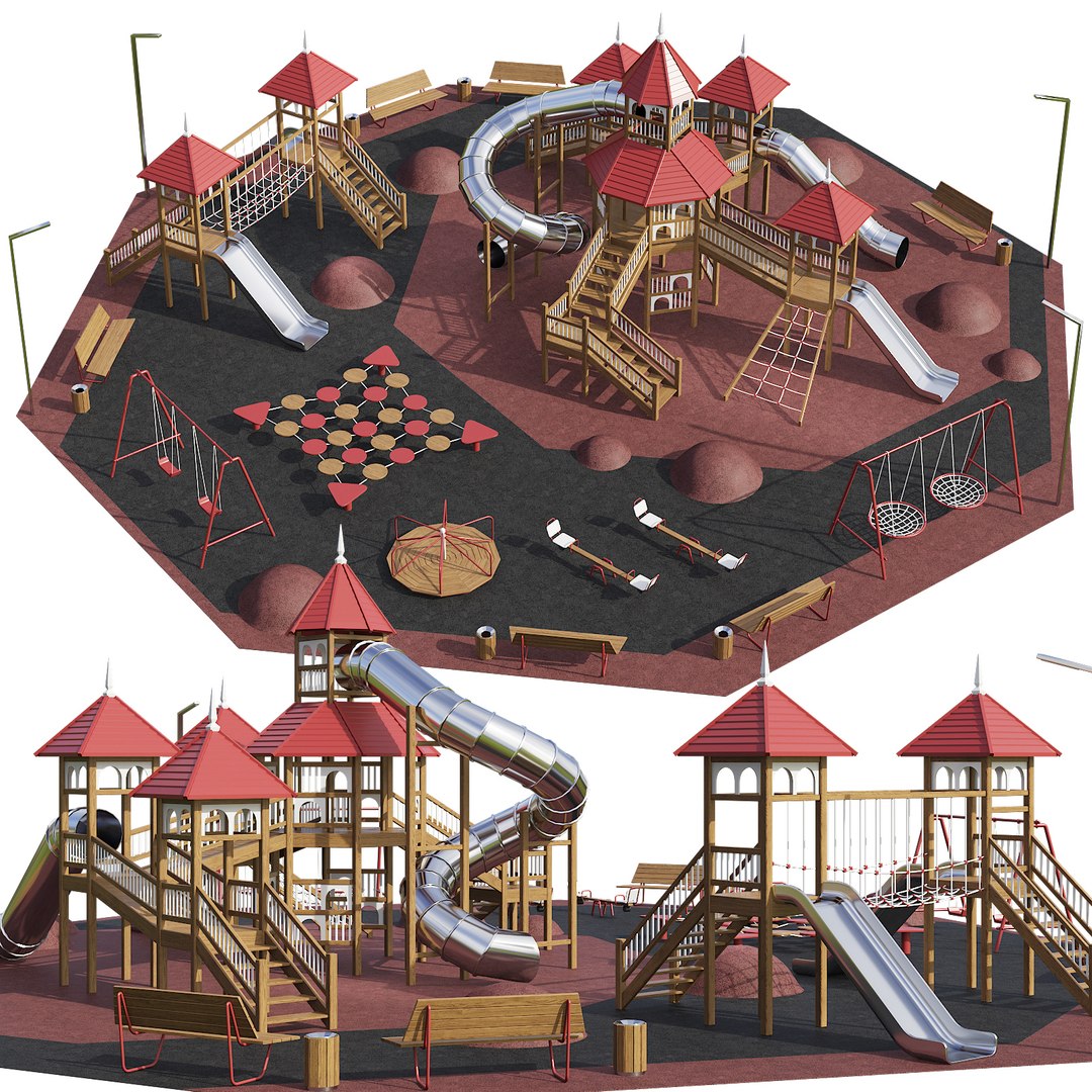 Playground 3D Model - TurboSquid 1971025