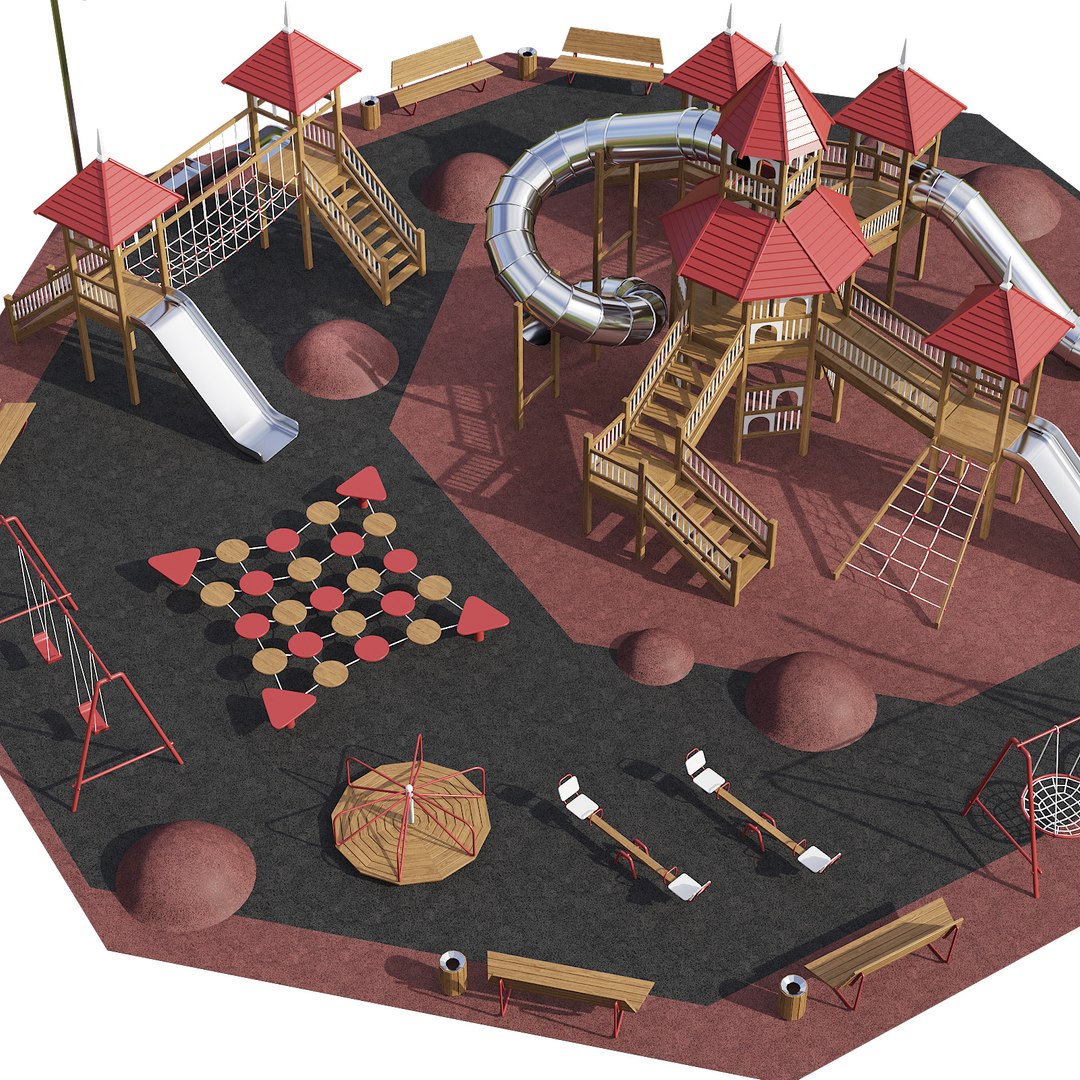 Playground 3D Model - TurboSquid 1971025