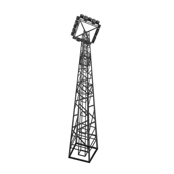 free projector mast 3d model