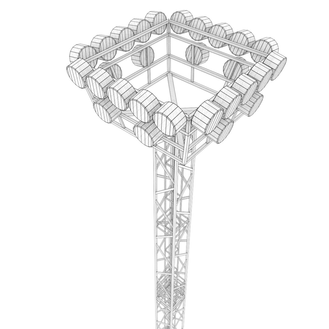 Free Projector Mast 3d Model