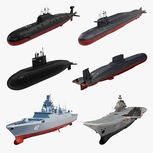 Low Poly Akula Class 3D Models For Download | TurboSquid