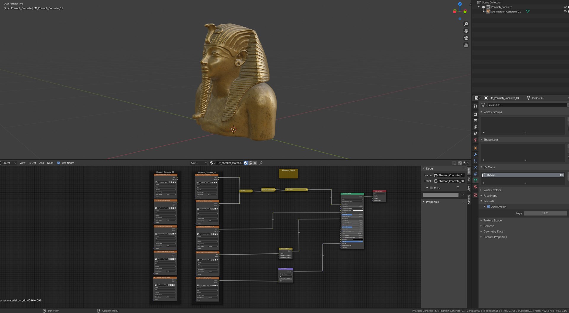 3D Pharaoh 06 - TurboSquid 2013995