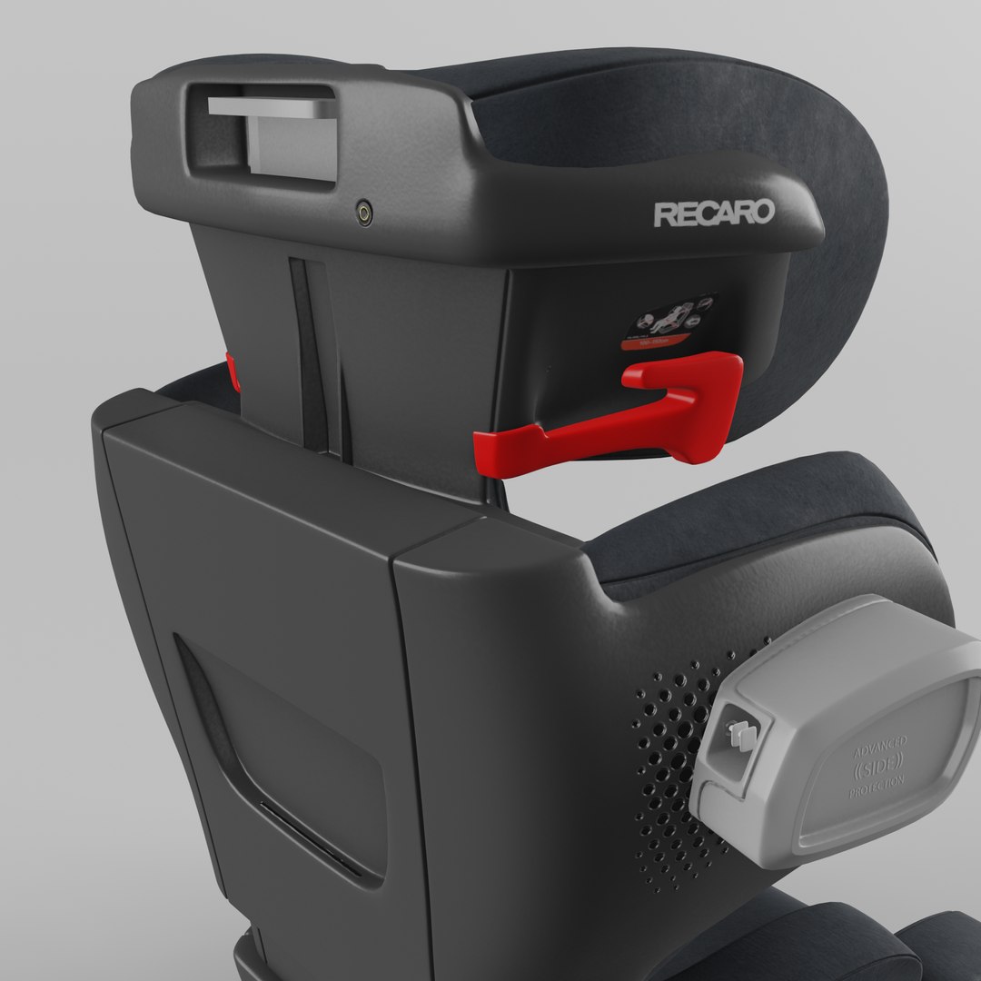 Recaro Mako Elite Children Car Seat Select Night Black 3D Model ...