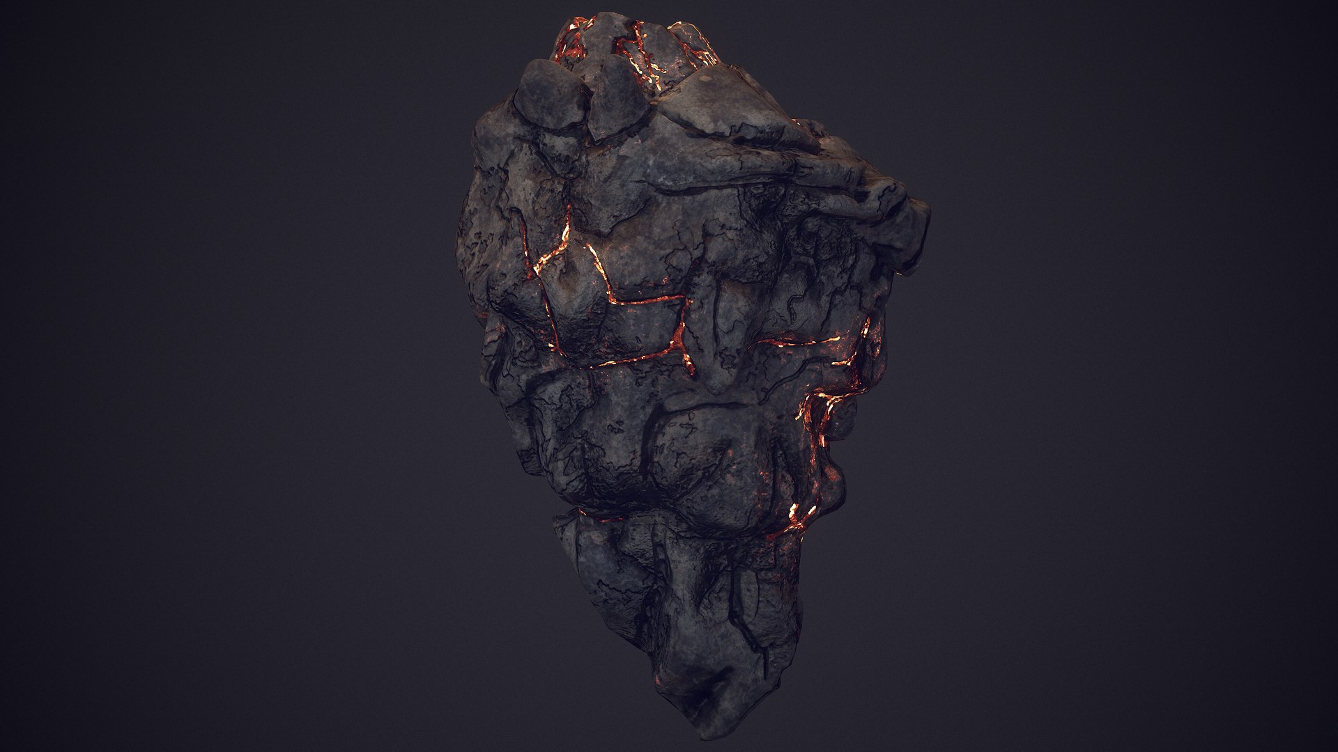 3D Model Ready Floating Island Volcano - TurboSquid 1559856