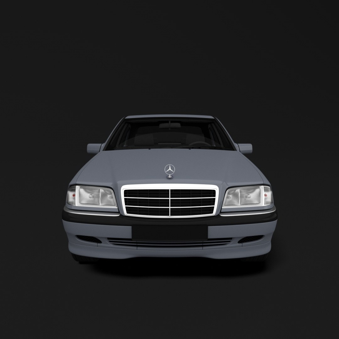 3D Mercedes-Benz C-Class W202 Model - TurboSquid 2353102